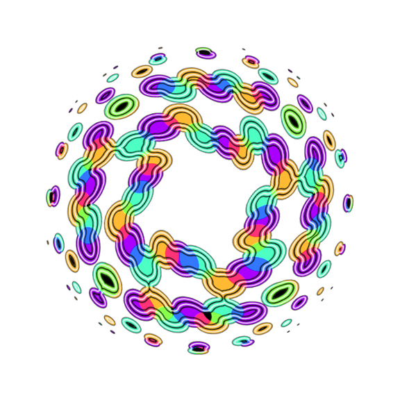Circular album cover art - James Marsh